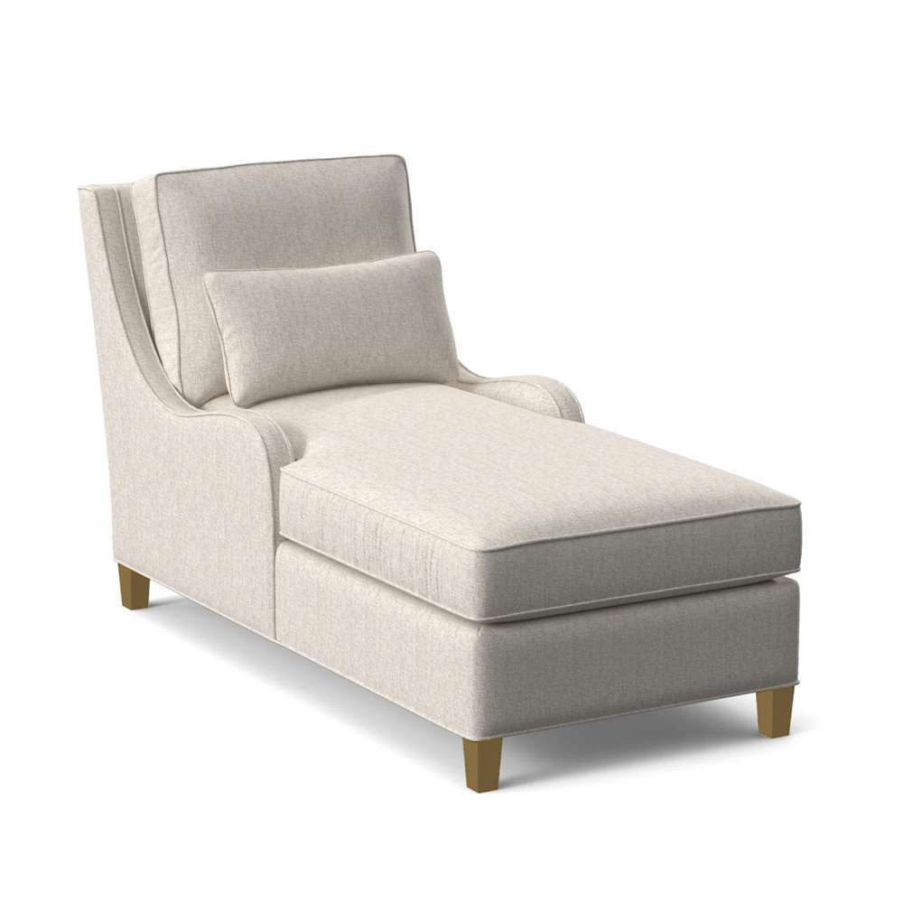 Braxton Culler - Koko Chaise Lounge (White Crypton Performance Fabric) – AFA Stores