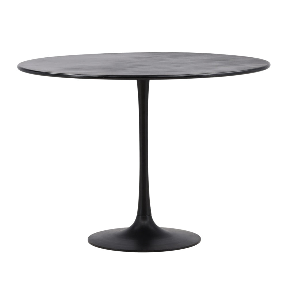 Henry & Mason - Loretta Iron Dining Table in Antique Black Finish - DV – AFA Stores