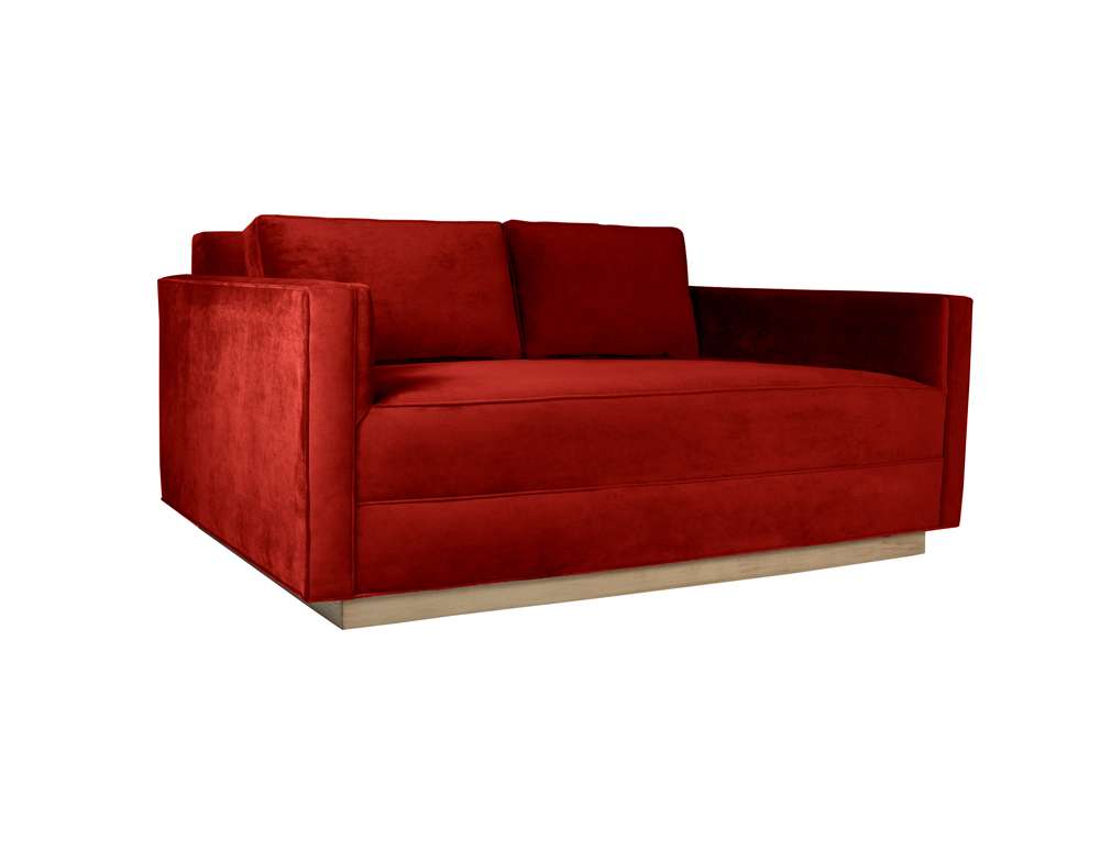 Nativa Interiors - Adalyn Sofa Deep Plush 72in in Red - SOF-ADALYN-72 ...