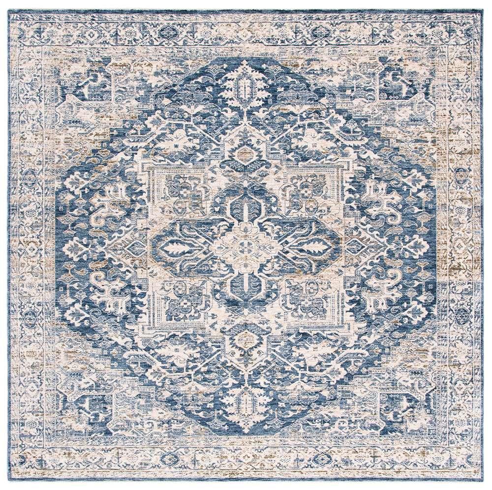 Lauren Ralph Lauren - Emeril Rug - 6-7in X 6-7in Square - Navy - LRL13 ...