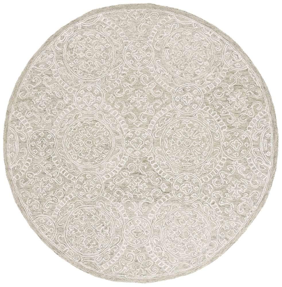 Lauren Ralph Lauren - 6937 Rug - 7 X 7 Round - Olive / Ivory - LRL6937 ...