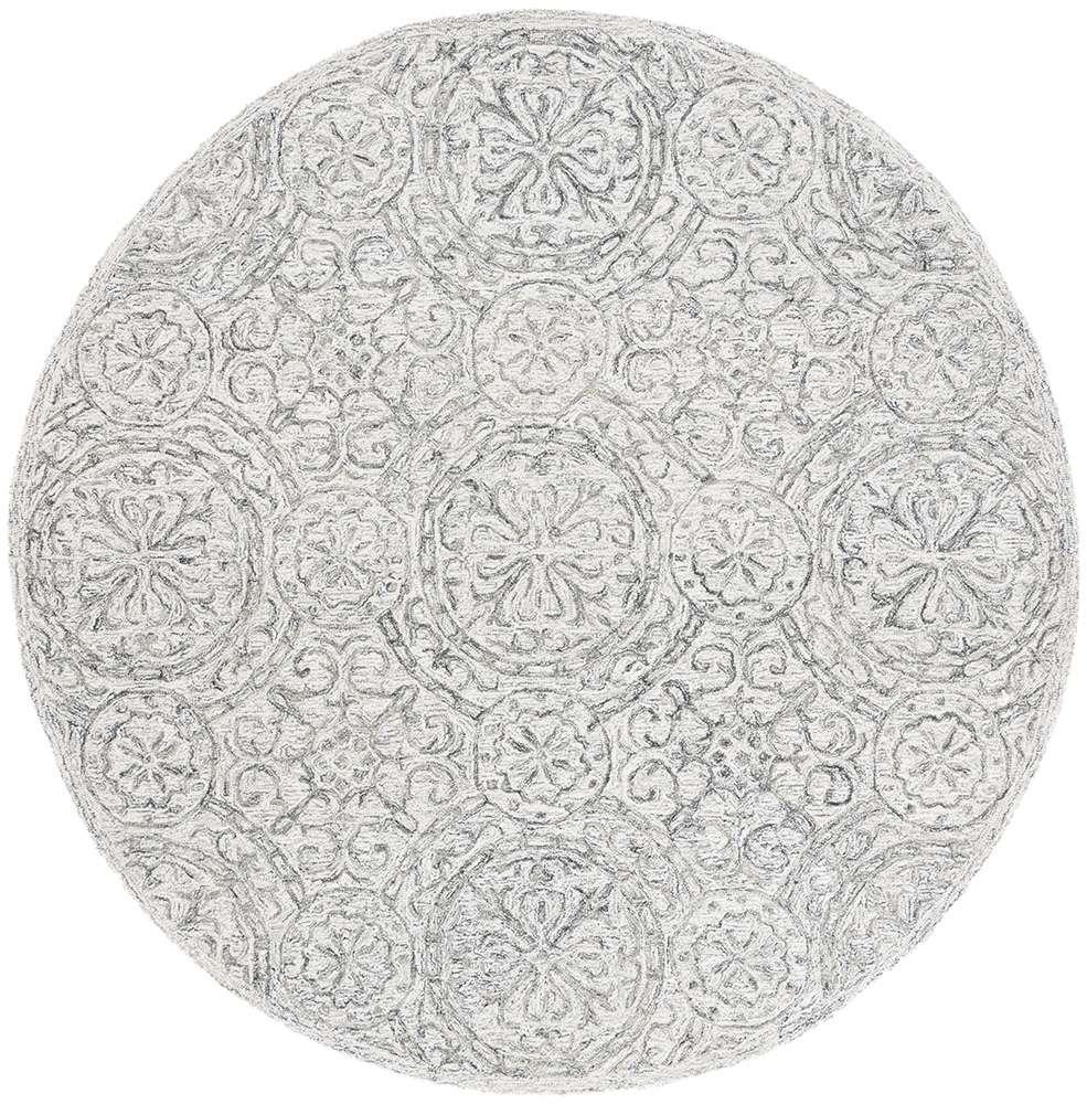 Lauren Ralph Lauren - 6947 Rug - 7-0in x 7-0in Square - Ivory / Grey ...