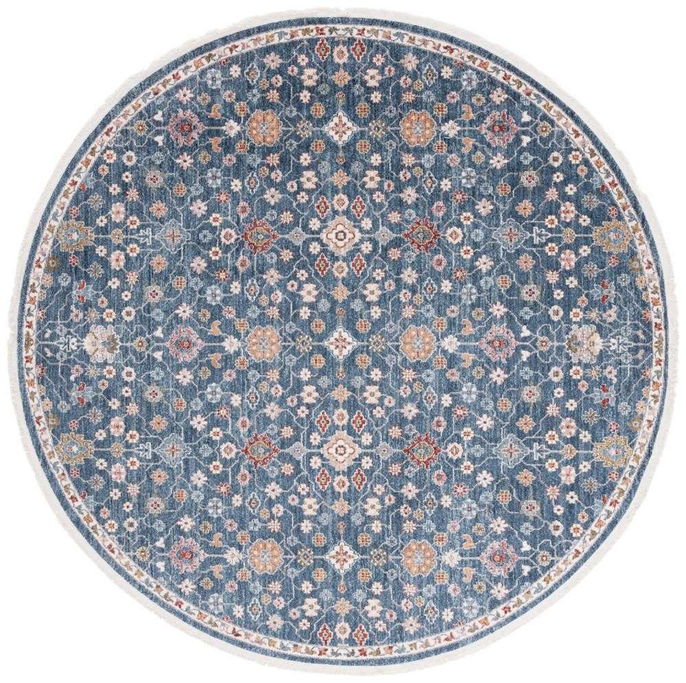 Lauren Ralph Lauren - Kempton Rug - 6-7in X 6-7in Round - Navy / Ivory ...