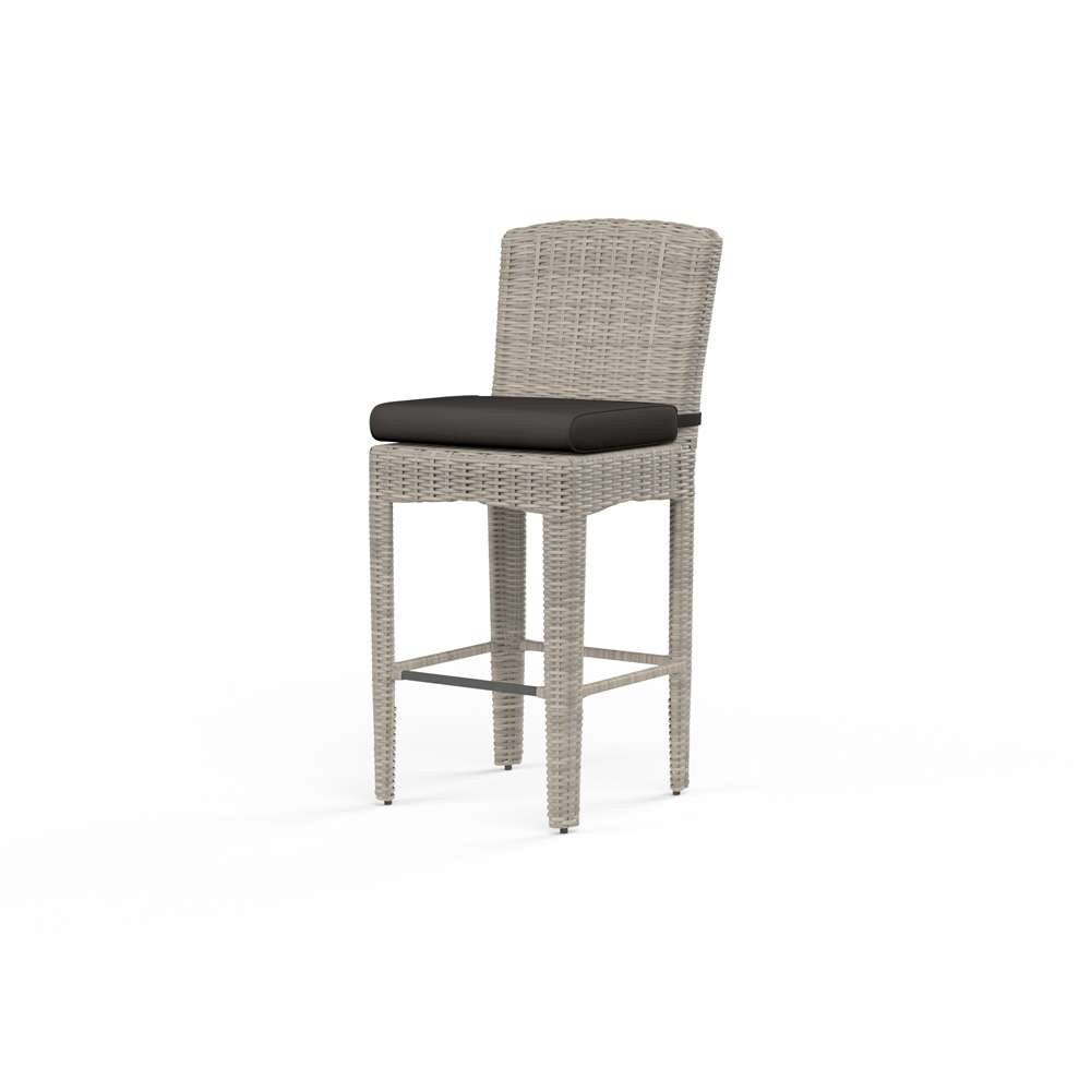 Sunset West - Manhattan Counter Stool in Spectrum Carbon w/ Self Welt ...