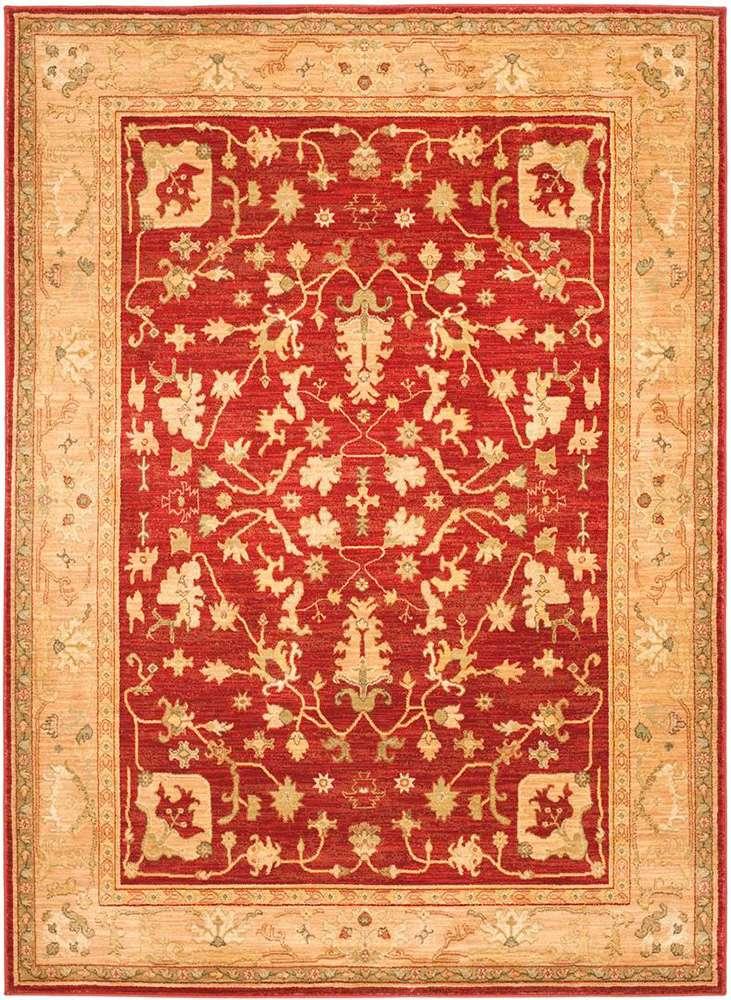 Lauren Ralph Lauren - Oushak Rug - 5-3in X 7-6in - Red / Beige - LRL11 ...
