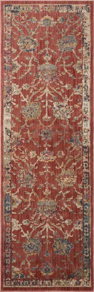 Loloi - Giada Red / Multi 2-7in x 10-0in Runner Rug - GIADGIA-05REML27 ...