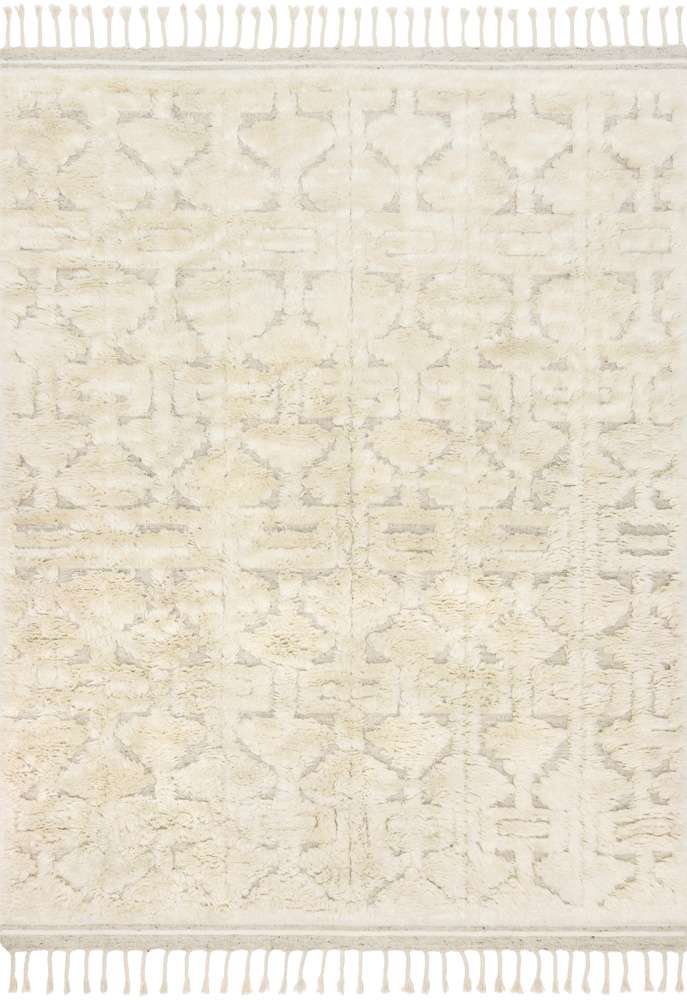Loloi - Hygge Oatmeal / Ivory 18in x 18in Sample Rug - HYGGYG-03OTIV16 ...