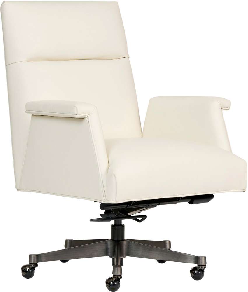 Emery Park - Skylar Exec Chair in Luxe White Finish - A11-3681 – AFA Stores