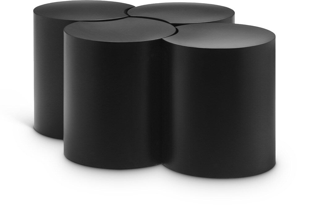 Meridian Furniture - Dimple Black Coffee Table - 4Pc - 99081Black-4B ...