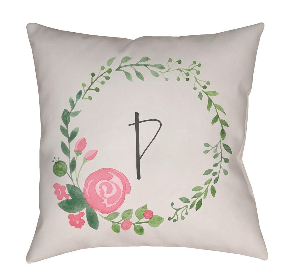Livabliss - Initials II 20"Lx20"W Accent Pillow - INT042-2020 – AFA Stores