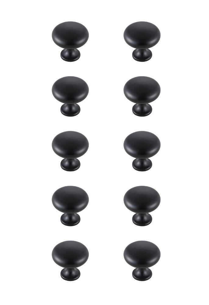 Elegant Furniture & Lighting - Cadon 1.2in Diameter Matte Black Mushro ...