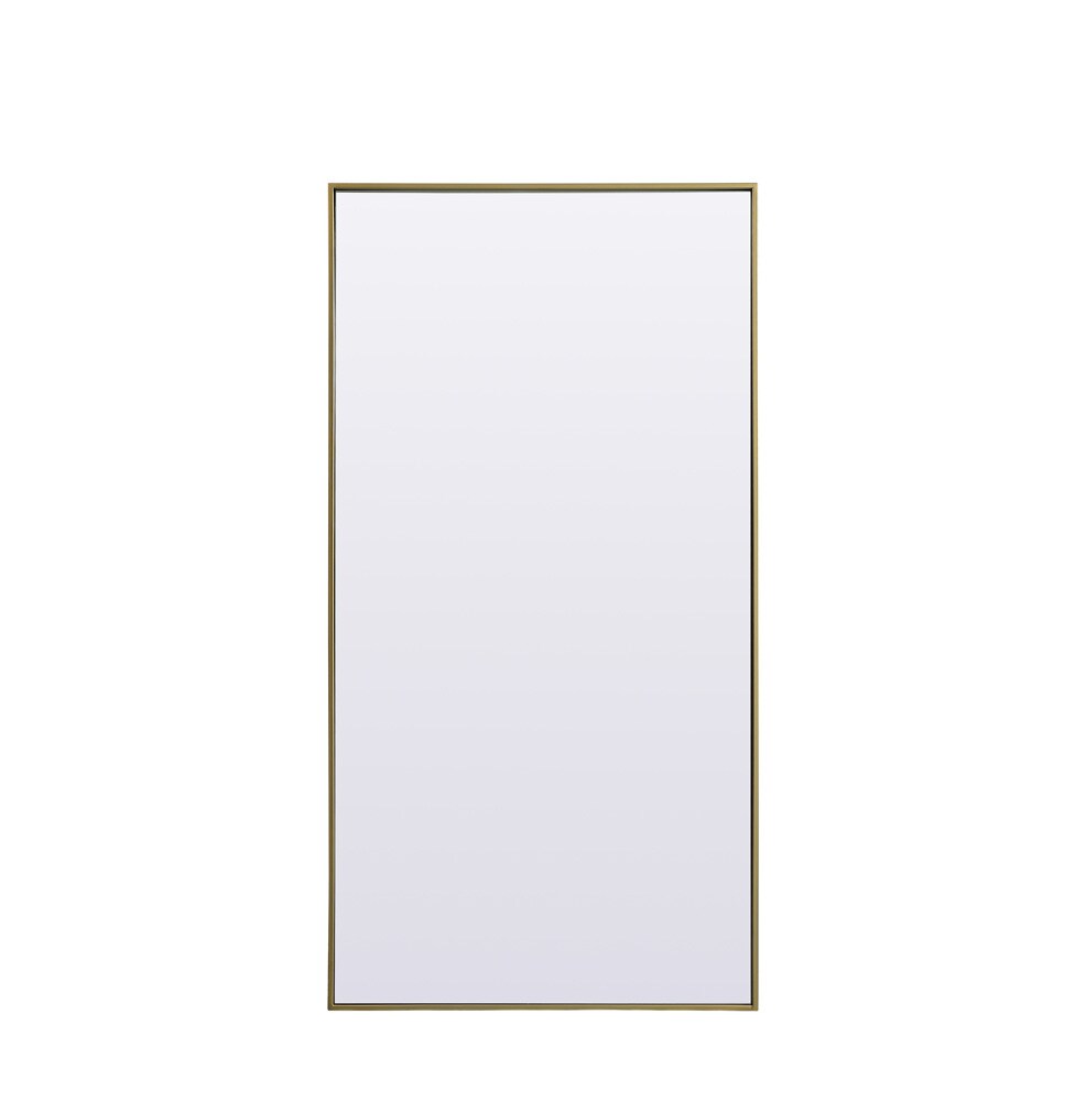 Elegant Furniture & Lighting - Eternity Metal Frame Rectangle Full Len ...