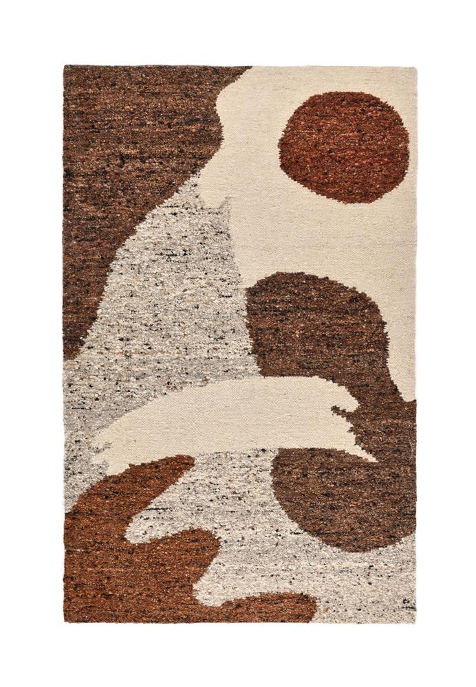 Villa by Classic Home - Hesperia 2X3 Hand Woven Wool Fabric Cedar Rust ...