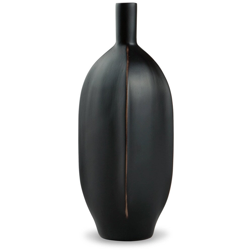 Signature Design by Ashley - Rhaveney Vase (Set of 3) in Black - A2000 ...