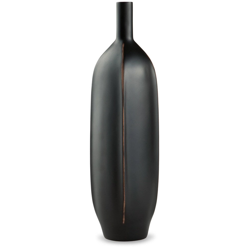 Signature Design by Ashley - Rhaveney Vase (Set of 3) in Black - A2000 ...