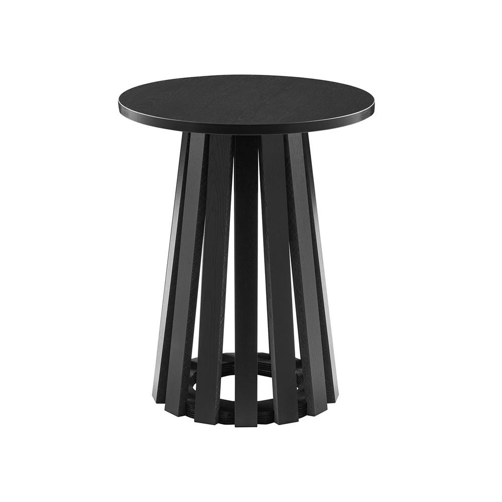 Manhattan Comfort - Layla End Table with MDF Legs in Black - ET012-BK ...