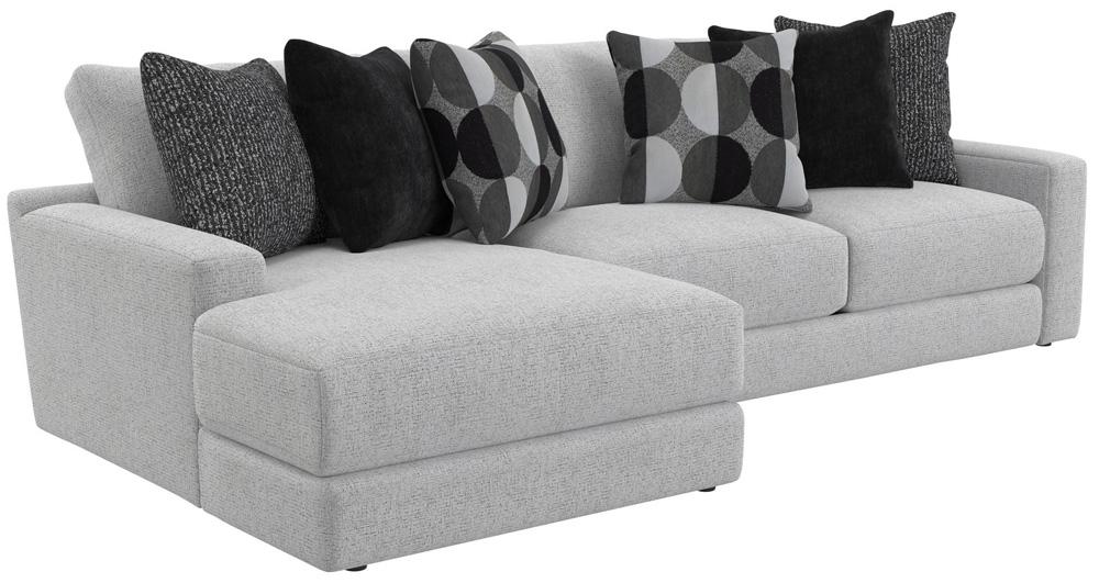 Jackson Furniture - Arlo 2-Piece Sectional with LSF Chaise in Artic/Do ...