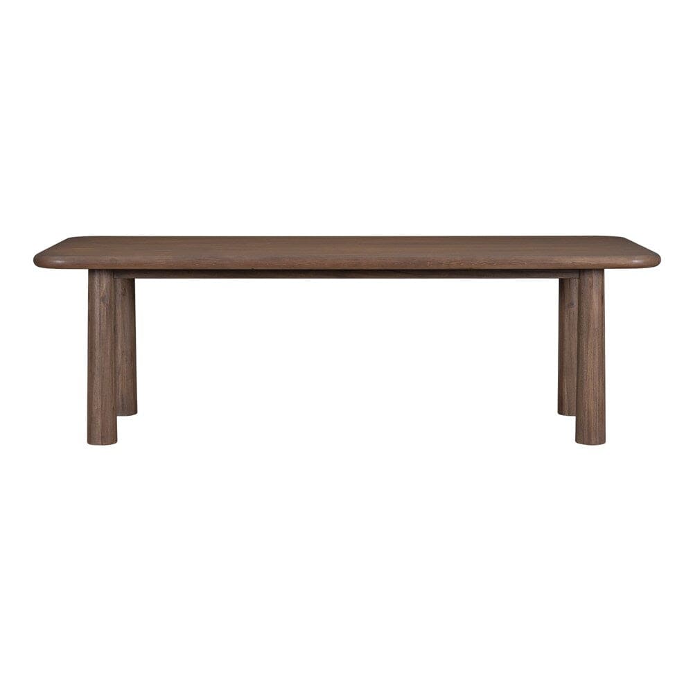 Salted Oak - Sequoia Mocha Oak Veneer Modern 96in Dining Table - STO13 ...