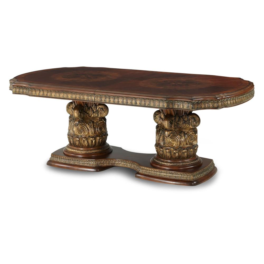 AICO by Michael Amini - Villa Valencia Rect. Dining Room Set w/ China ...