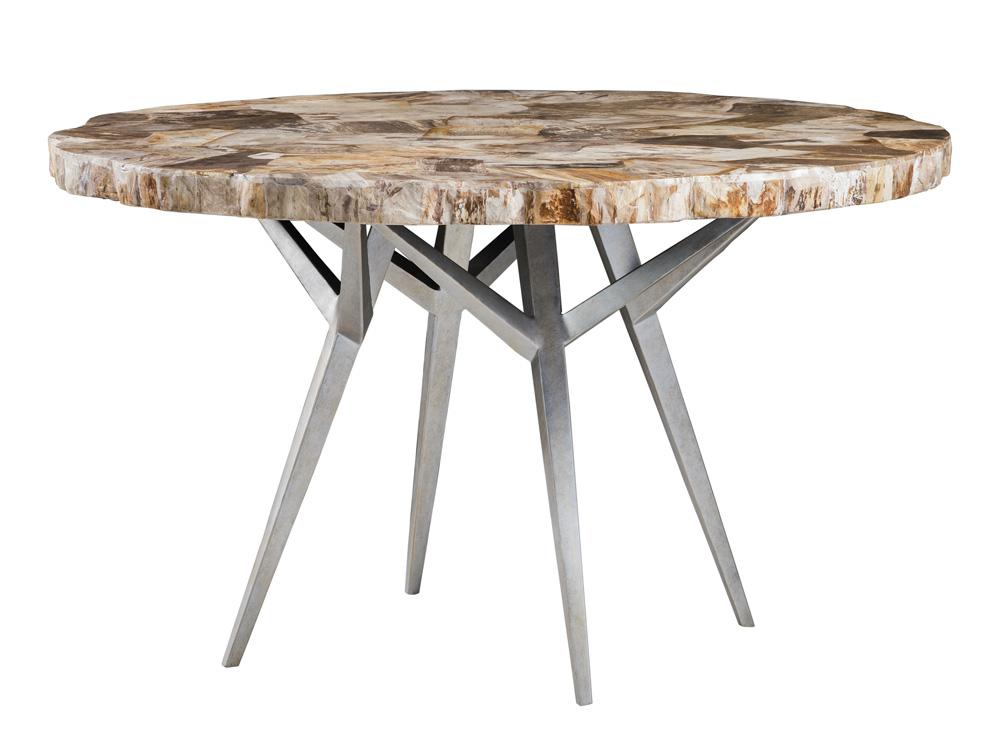 Artistica Home - Signature Designs Caldera Round Dining Table, Light G ...