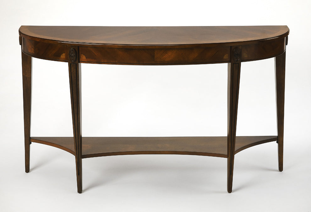 Butler Specialty Company - Astor 54 in. W Demilune Wood Console Table ...