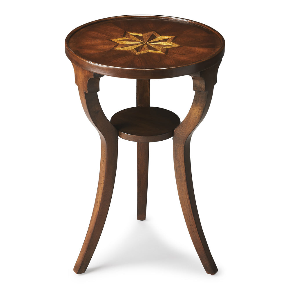 Butler Specialty Company - Dalton 15.75 in. W Round Wood Side Table, D ...