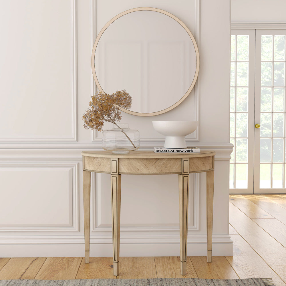 Butler Specialty Company - Hampton 36 in. W Demilune Wood Console Tabl ...