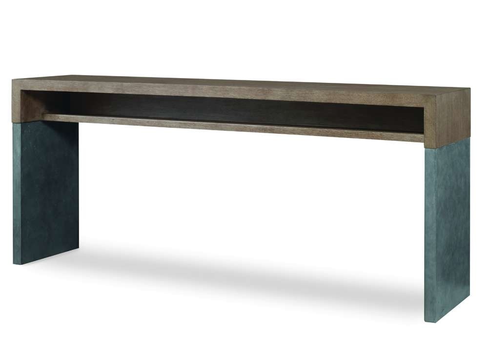 Century Furniture - Casa Bella - Curved Front Console (Timber Grey ...