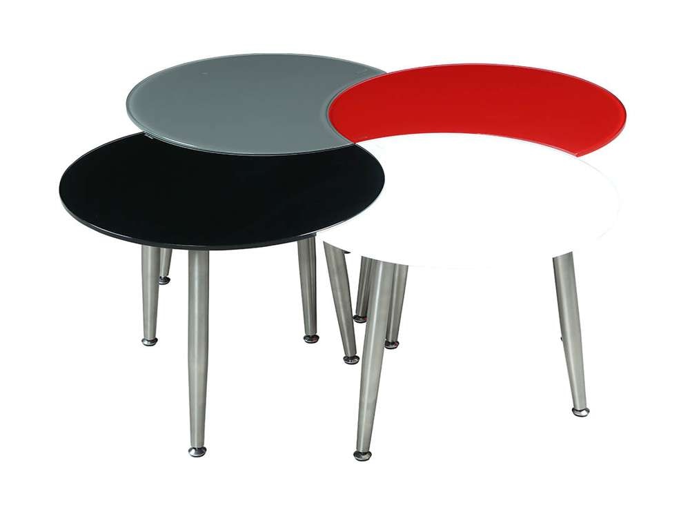 Chintaly - Contemporary Multi-Color Four Table Cocktail Set - 8072-CT ...