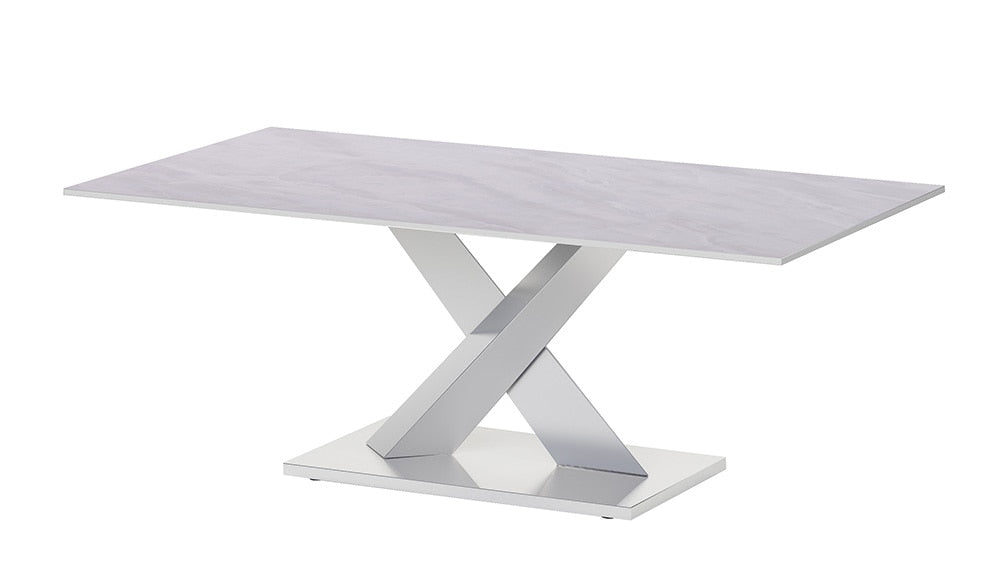 Chintaly - JENNIFER - Contemporary Sintered Stone Top Cocktail Table w ...