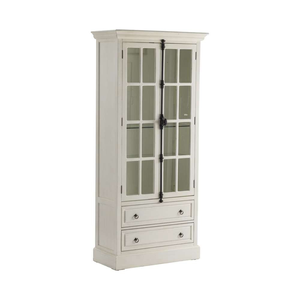 Crestview Collection - Coventry White Oak 2 Door Curio - CVFZR1461 ...