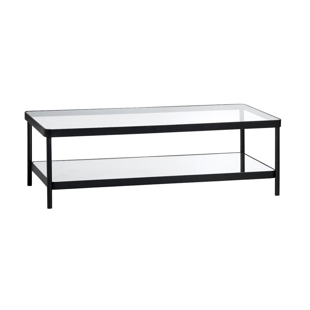 Crestview Collection - Ellison Black Metal Rectangle Coffee Table / Co ...