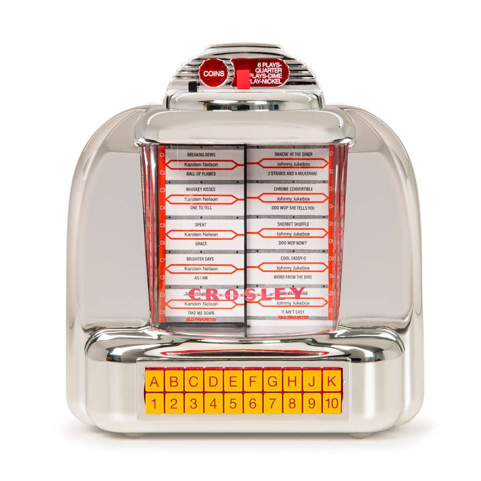 Crosley Radio - Diner Jukebox Radio In Silver - CR1120A-SI – AFA Stores