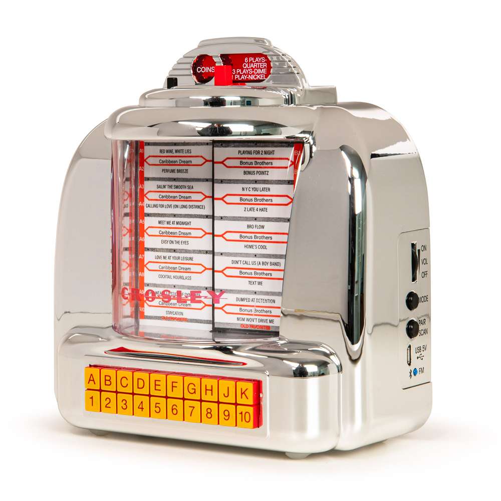Crosley Radio - Diner Jukebox Radio In Silver - CR1120A-SI – AFA Stores