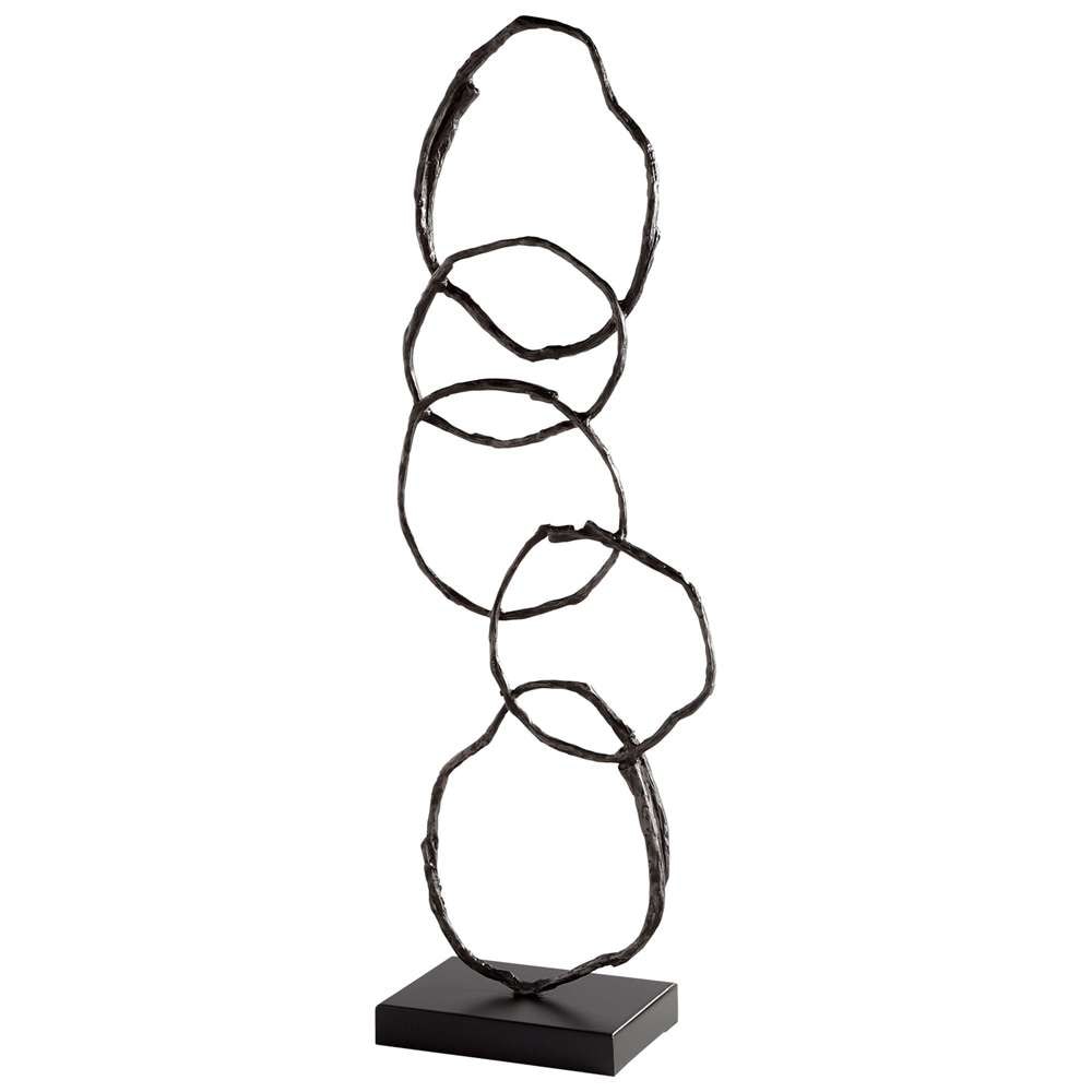 Cyan Design - Inner Circles Sculpture in Bronze - 09574 – AFA Stores