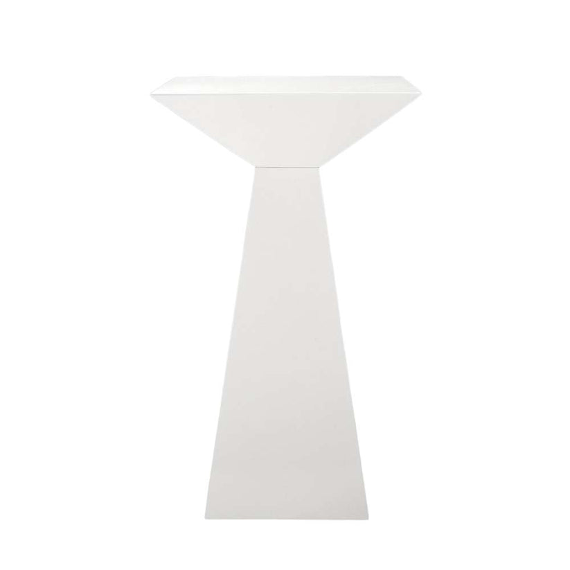 Euro Style - Tad-B 24" Bar Table in High Gloss White - 28008WHT-KIT ...