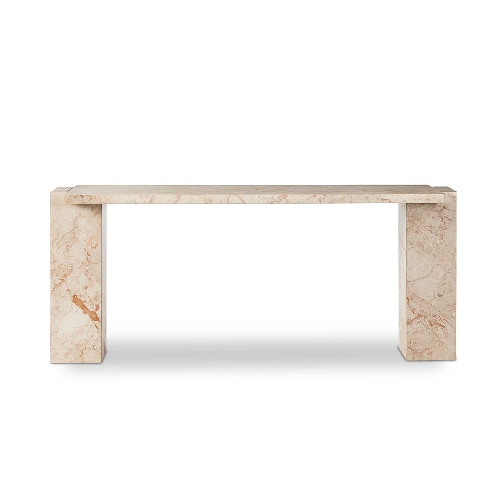 Four Hands - Element - Romano Console Table - Desert Taupe Marble - 23 ...