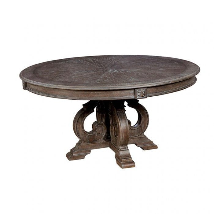 Furniture of America - Arcadia 5 Pc. Round Dining Table Set in Rustic ...