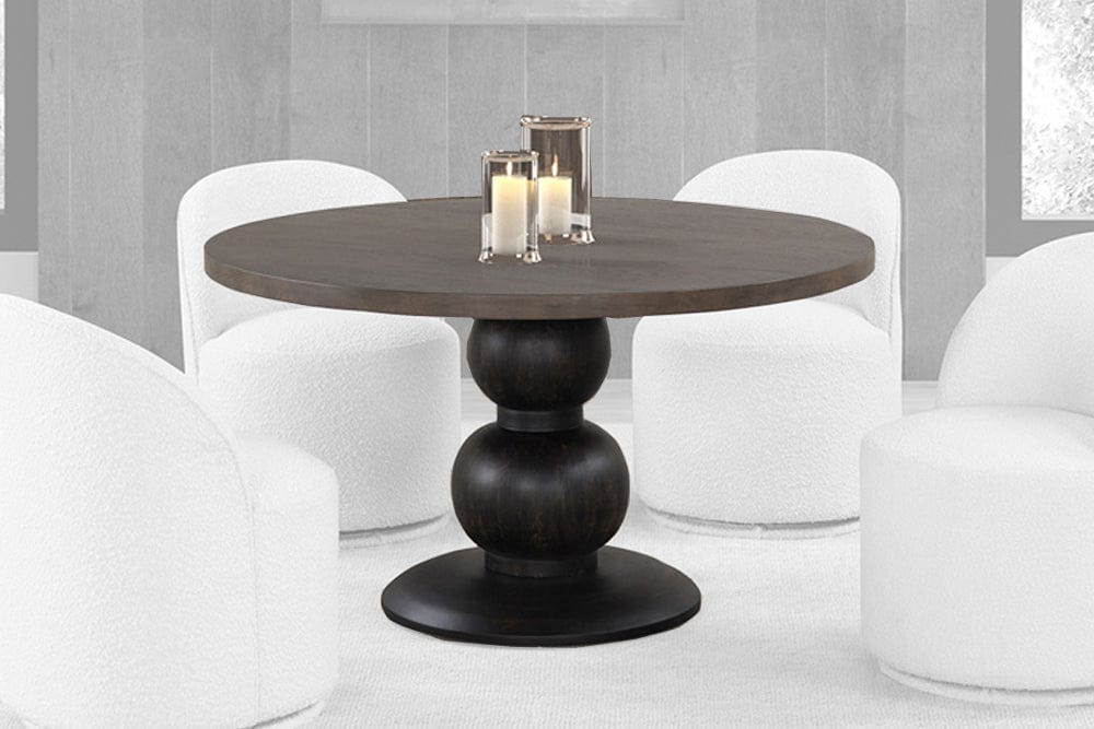 Furniture of America - Essen Round Dining Table in Espresso - FM3430ES ...