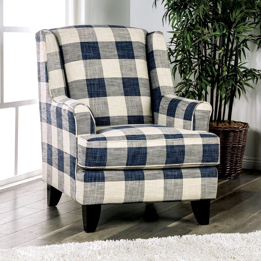 Furniture of America - Nash Chair in Checkered - SM8101-CH-SQ – AFA Stores