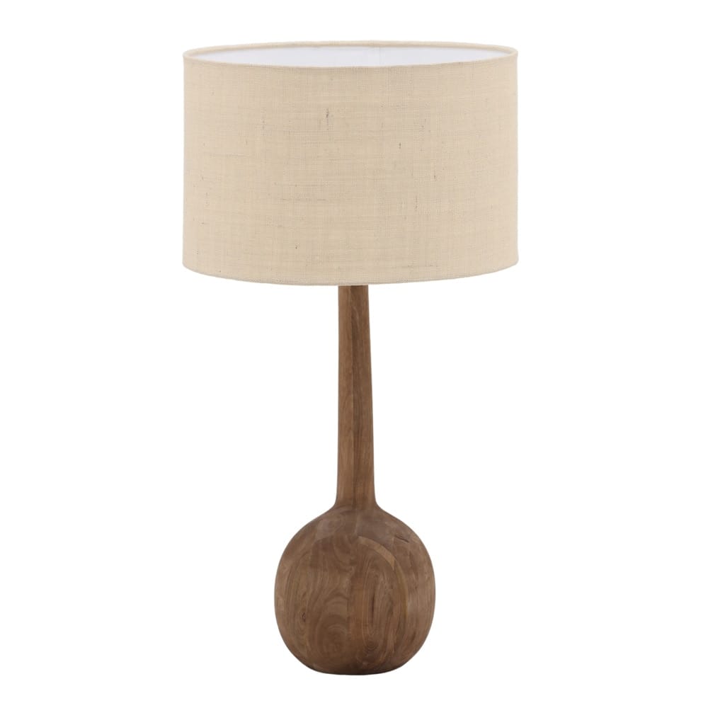 Henry & Mason - Jacoby 33" Medium Brown Mango Wood Table Lamp with ...