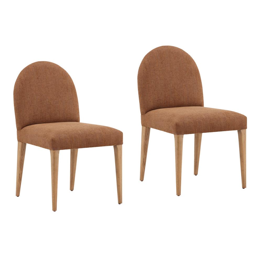 Henry & Mason - Metropolitan Solid Oak Wood Dining Chair in Brown Chen ...