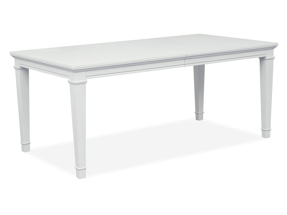 Henry & Mason - Portmere White Dove White Extendable Rectangular Dinin ...
