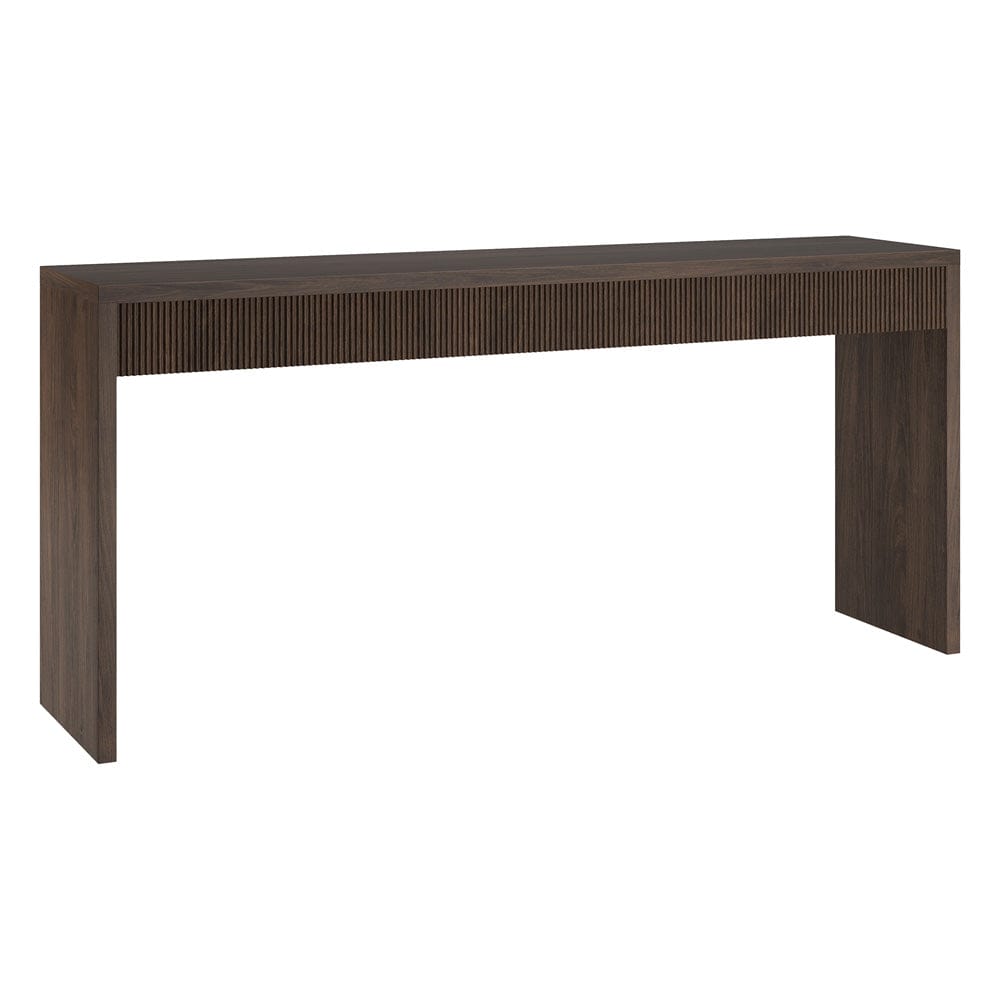 Hudson & Canal - Lawrence 64" Wide Rectangular Console Table in Alder ...