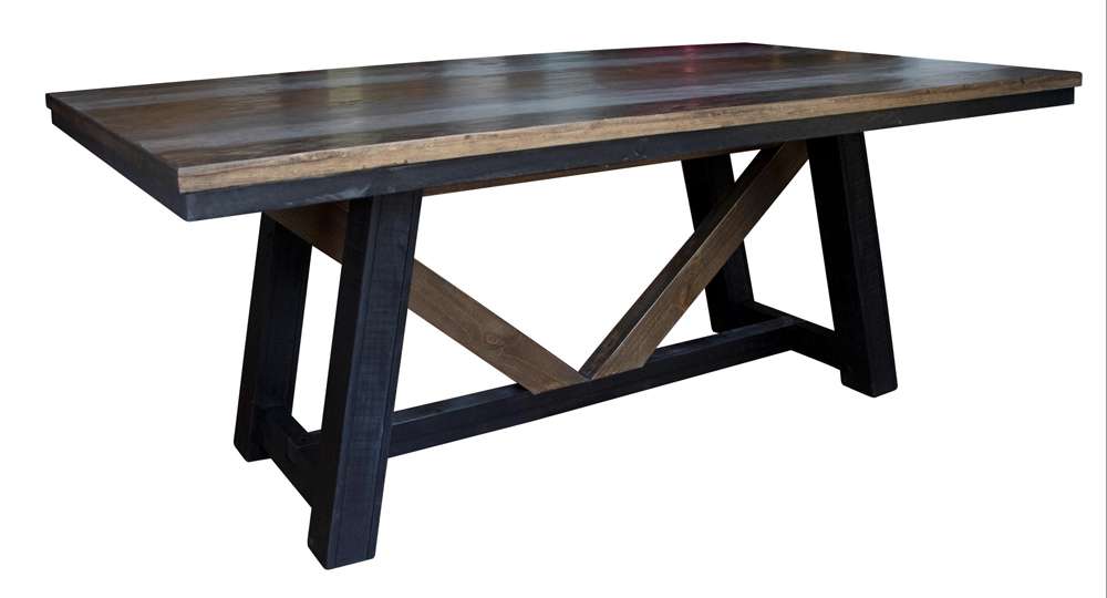 IFD - Antique Gray Dining Table - IFD9771TBL – AFA Stores