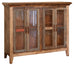 IFD - Antique Multicolor 50" Console w/4 Glass Doors, Multi-Color ...