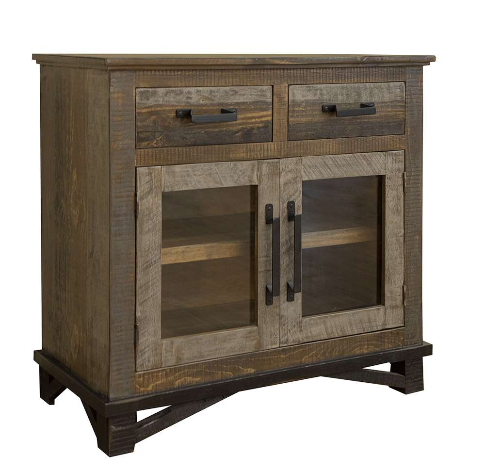 IFD - Loft Brown 2 Drawers 2 Doors, Server - IFD6441SVR – AFA Stores