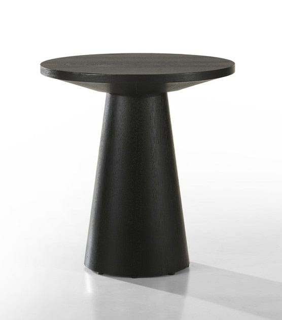 Lilola Home - Grantham Black 20"W Round Console Table with Pedestal ...