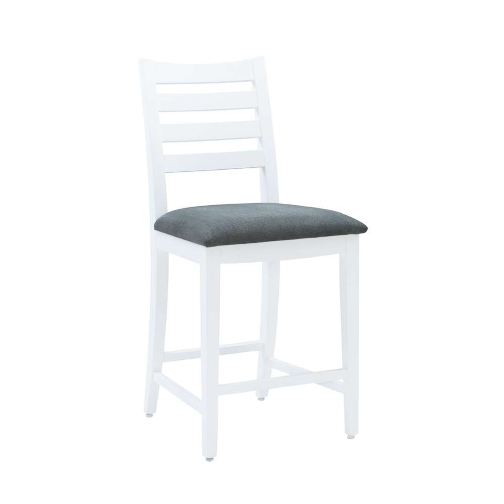 Linon Home Decor - Flynn White Counter Stool Uph Seat (Set of 2) - CS2 ...