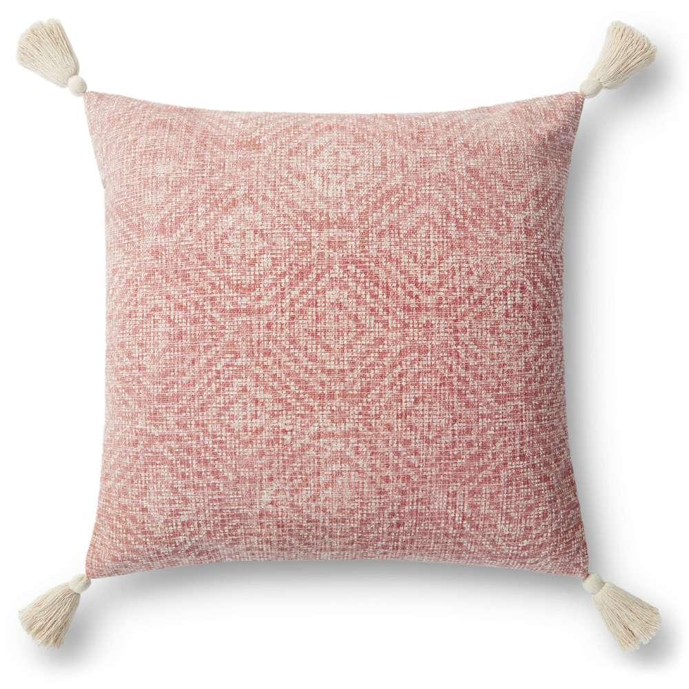 Loloi - P0621 Pink 22" x 22" Cover Only Pillow - P012P0621PI00PIL3 ...
